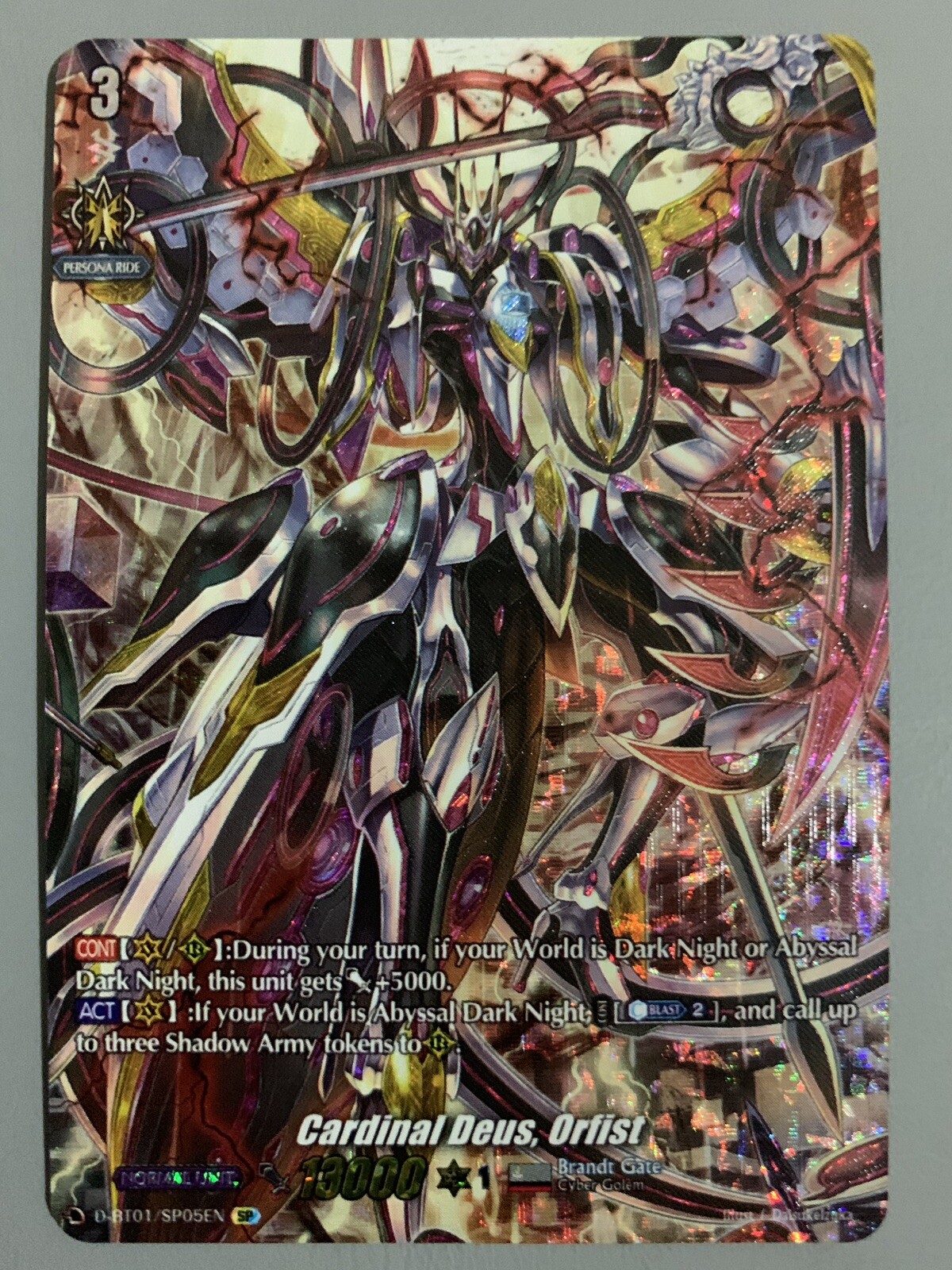 CARDFIGHT VANGUARD CARDINAL DEUS ORFIST (BRANDT GATE) D-BT01/SP05EN SP ...