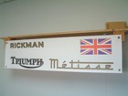 Rickman Triumph Metisse Banner Motorcycle Workshop Classic Scrambler ...