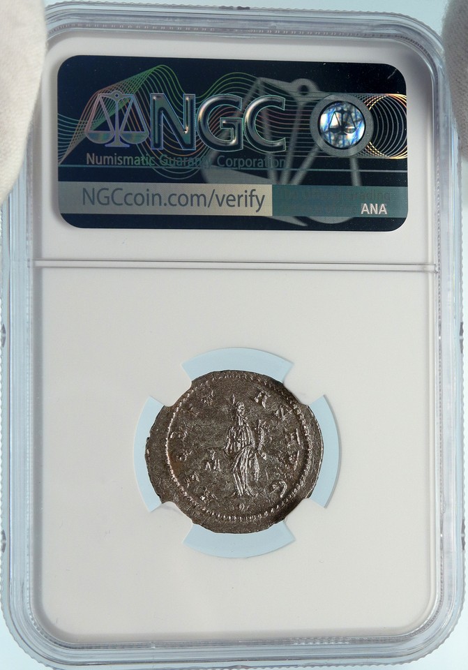 CLAUDIUS II Gothicus Authentic Ancient Antioch Roman Coin FELICITAS NGC ...