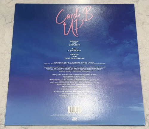 Cardi B Signed Autographed Auto Up Vinyl Record LP PSA/DNA Authentic ...