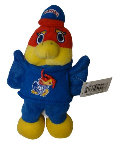 NCAA Kansas Jayhawks Team Plush 6'' Snowman Christmas Holiday Ornament ...