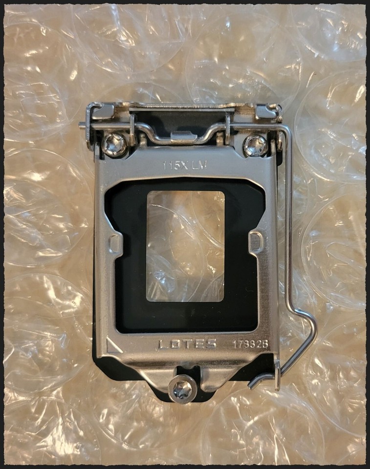 LOTES LGA 115x LM Motherboard Processor Bracket w/ Back Plate & Socket ...