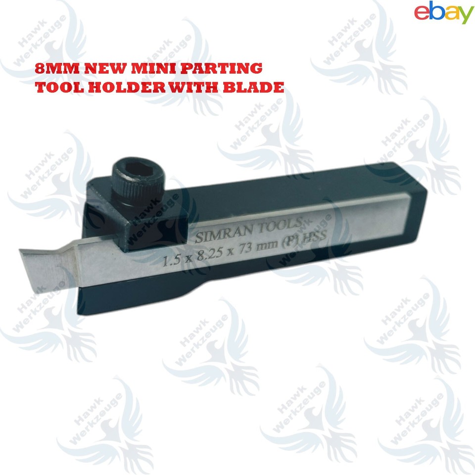 Lathe Mini Parting Off Tool Clamp M2 HSS Blade To Suit Miford 8mm 10mm ...