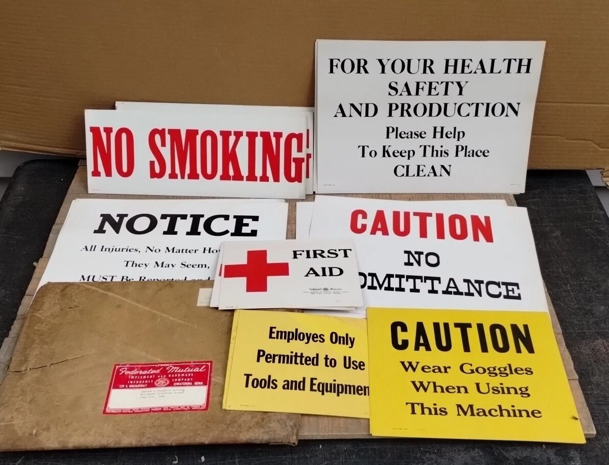 Gas Station Safety Signs