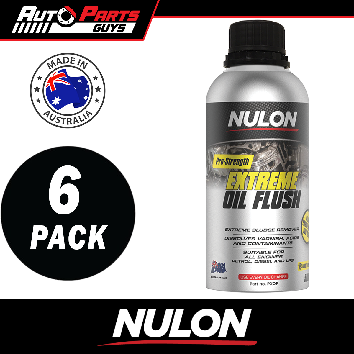Nulon Pro-Strength Extreme Oil Flush 500ml 6 PACK BULK BUY | eBay