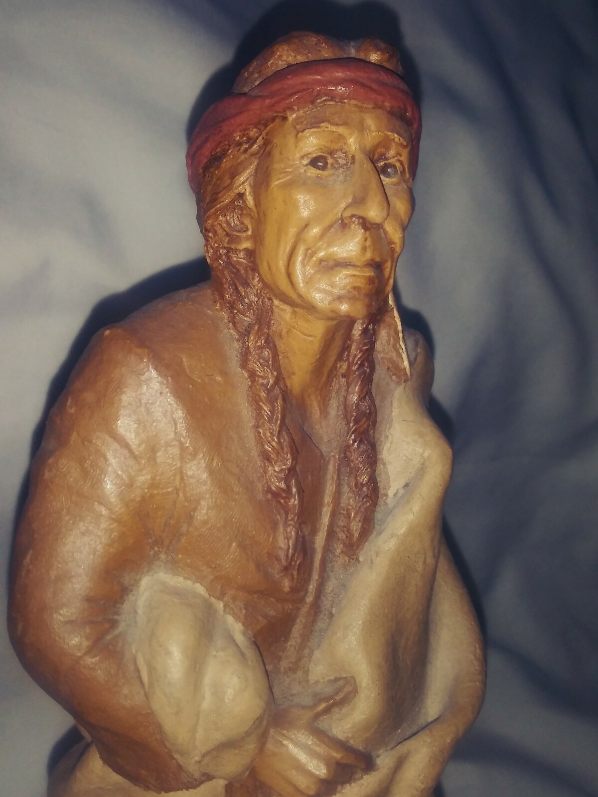 Vintage Tom Clark American Indian 1899 Statue 12'. Cairn Studios ...