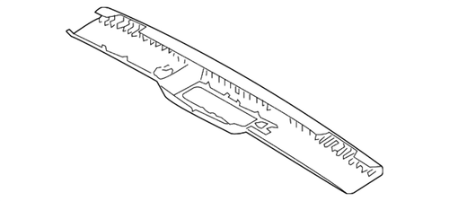 New Genuine BMW Cover Windscreen Panel Top (2003-2008) OE 51447016664 ...