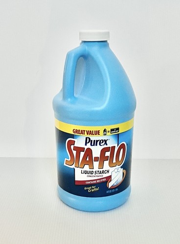 (1) Sta-Flo Liquid Starch 64 Oz Concentrated Great For Crafts & Laundry ...