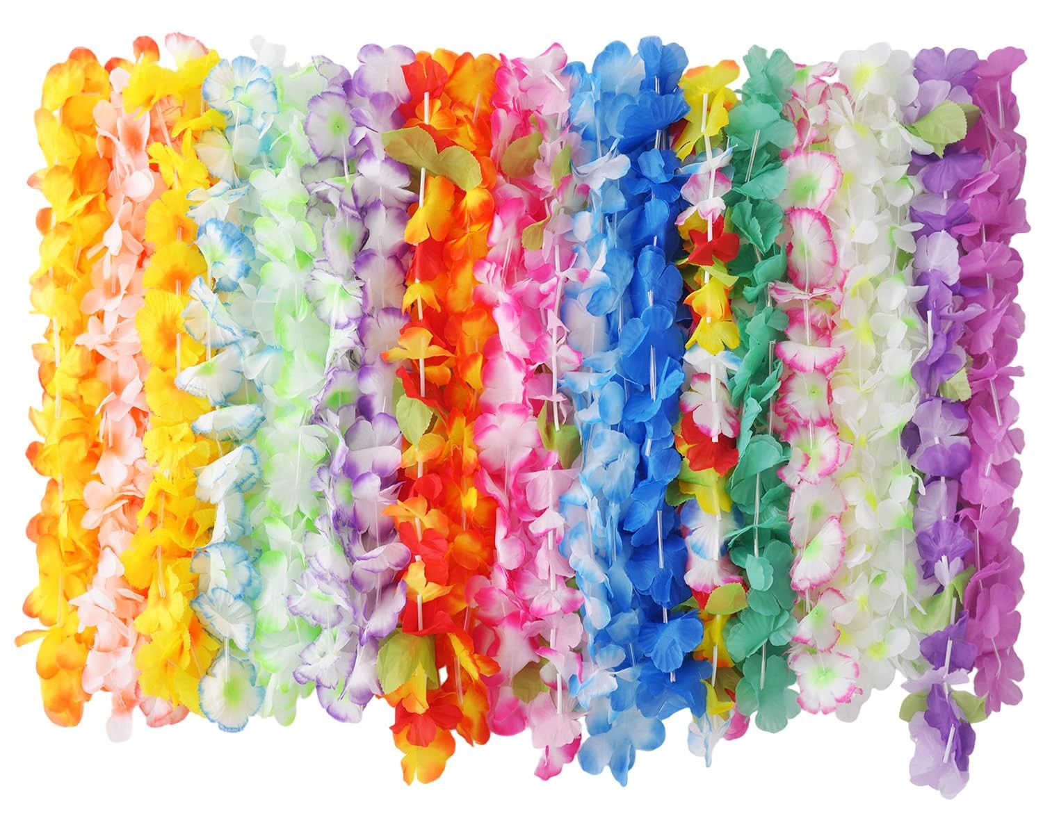 Oudome 36 Pcs Leis for Luau Party Decorations, Hawaiian Leis Party ...