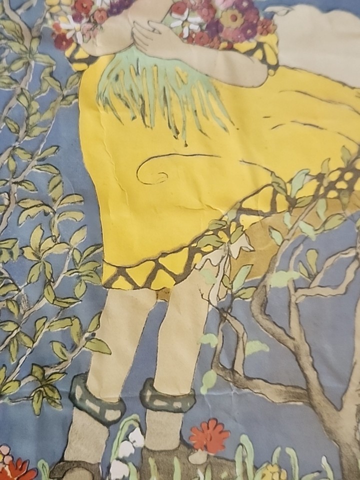 Antique Secessionist Lithograph Herta Zuckermann Vienna Children Arts ...