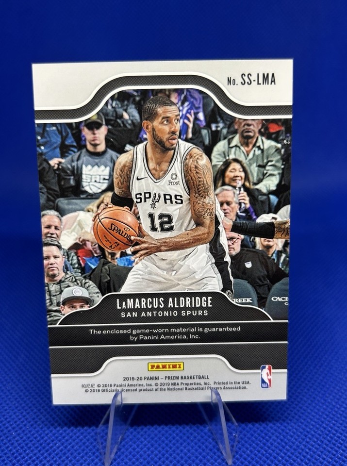 2019-20 Panini Prizm - Sensational Swatches Jersey LaMarcus Aldridge # ...