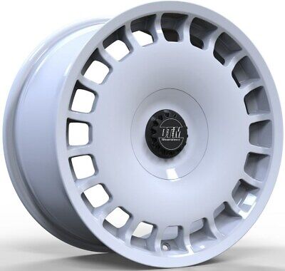 DTM-RW01 White Wheels Rims 17x8.5 5x120 +15 BMW E30 M3 Rally racing ...