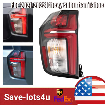 Left Taillight For 2021-23 Chevy Suburban Tahoe Rear Lamp Driver Side ...