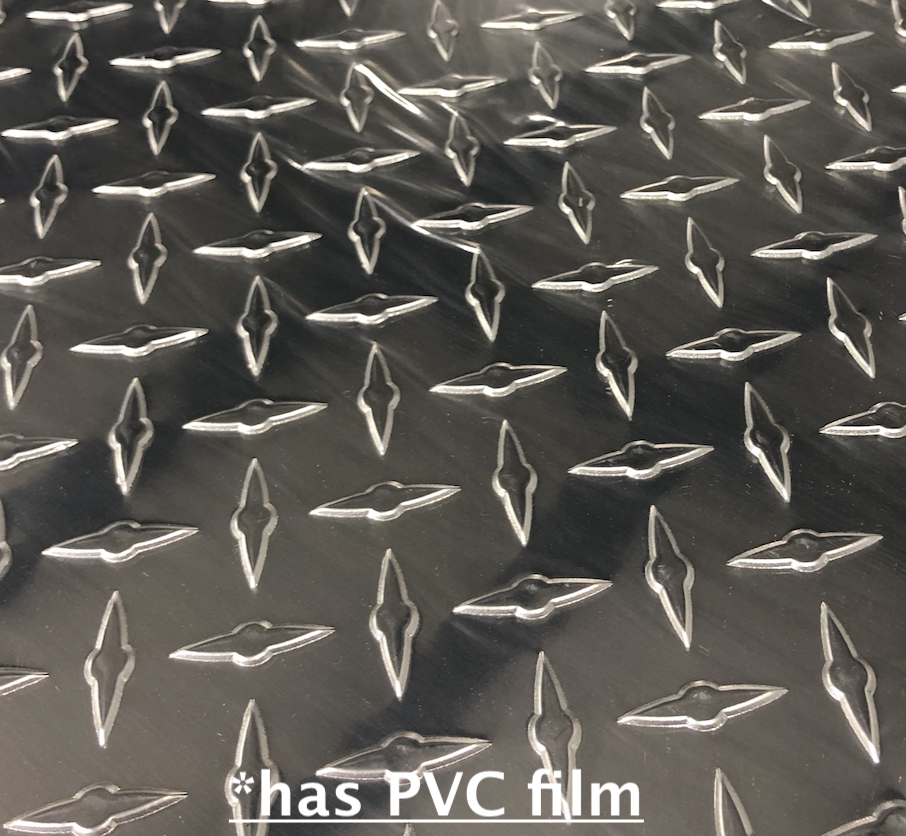 4' x 8' Aluminum Diamond Plate Sheet .025” Thick (1/40th) Embossed ...