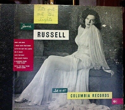 4 disc 78 rpm 10 inch album COLUMBIA C-157 Jane Russell Let's put out ...
