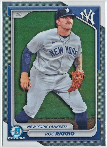 2024 Bowman Baseball - Roc Riggio - New York Yankees - Chrome Prospect ...