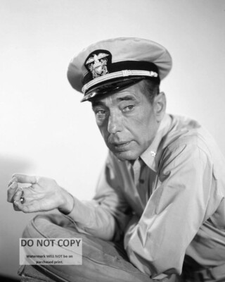 HUMPHREY BOGART AS COMMANDER QUEEG IN "THE CAINE MUTINY" - 8X10 PHOTO ...