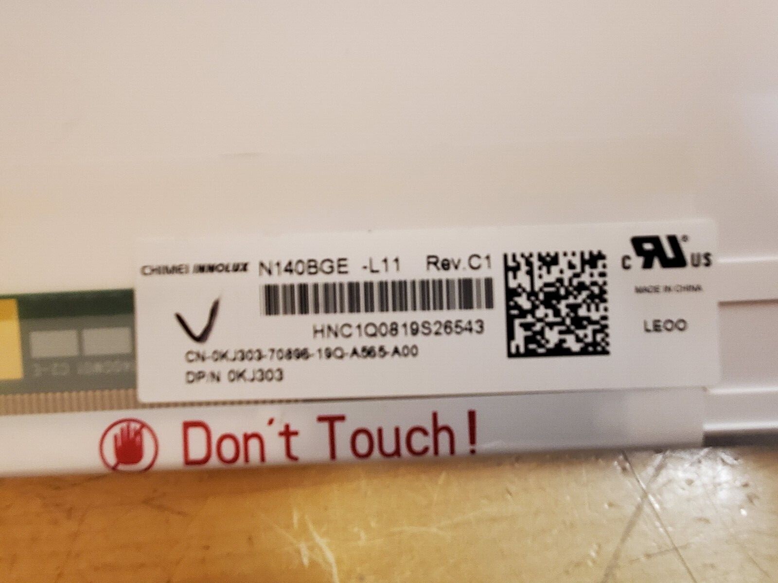 Dell Latitude E5420 14" OEM 40-Pin HD LCD Panel - N140BGE-L11 REV.C1 ...