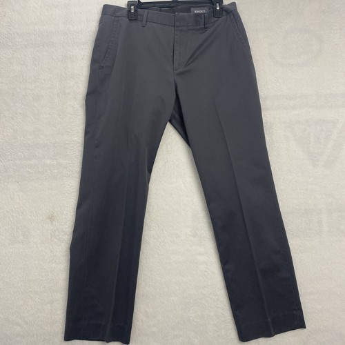 BONOBOS Pants Men 33x32 Friday Slim Fit Gray Dress Size Straight Leg ...