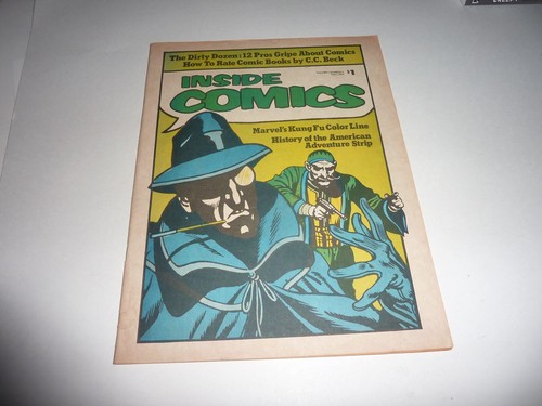 INSIDE COMICS Fanzine Volume 1 #3 Fall 1974 C.C. Beck FN/VF 7.0 | eBay