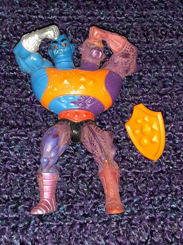 Vintage MOTU Two Bad With Shield He-Man Loose Action Figure Mattel | eBay