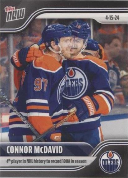 2023-24 Topps Now NHL Stickers - Connor McDavid #173 /424 for sale ...