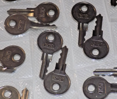 (2) NEW Gilbarco Veeder-Root Dispenser CRIND Access Door Keys CH751 | eBay