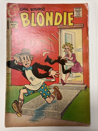 BLONDIE # 190 (CHARLTON) (1971) DAGWOOD - COOKIE - MR. DITHERS - HERB ...
