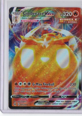 CINDERACE VMAX - 2021 POKEMON FUSION STRIKE SINGLES - FS- 045/264 ...