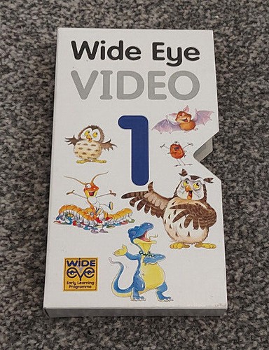 WIDE EYE VIDEO 1 WIDE EYE EARLY LEARNING PROGRAMME PAL VHS VIDEO KIDS ...