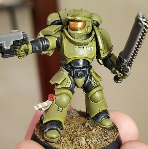 MASTER CHIEF SPARTAN HELM (10x) compatable with warhammer 40k Primaris ...