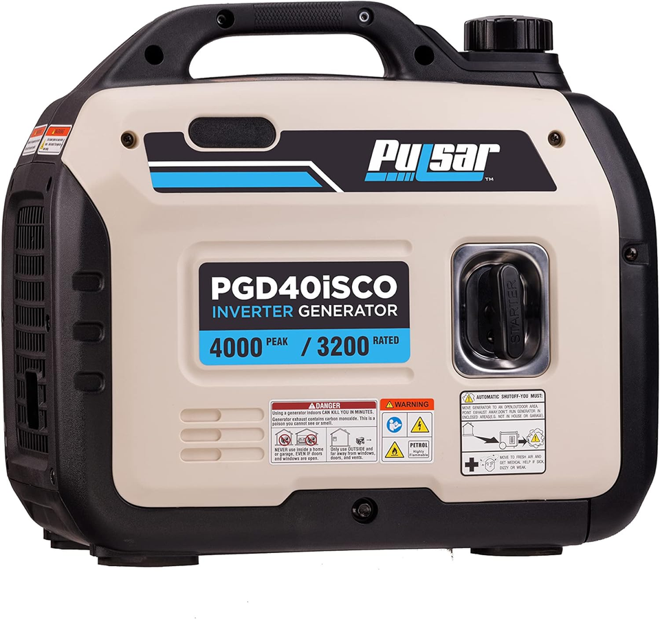 PGD40ISCO 4000W Ultra Light Quiet Portable Gas Inverter Generator ...