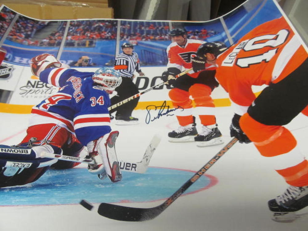 Eric Lindros Philadelphia Flyers Signed 16x20 Photo COA Winter Classic ...