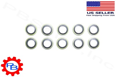 12 MM Banjo bolt fuel sealing washers Qty 10 for Cummins replaces OEM ...