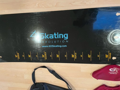 8’ Goalie Slide Board lateral exercise Figure Skating hockey adjustable ...