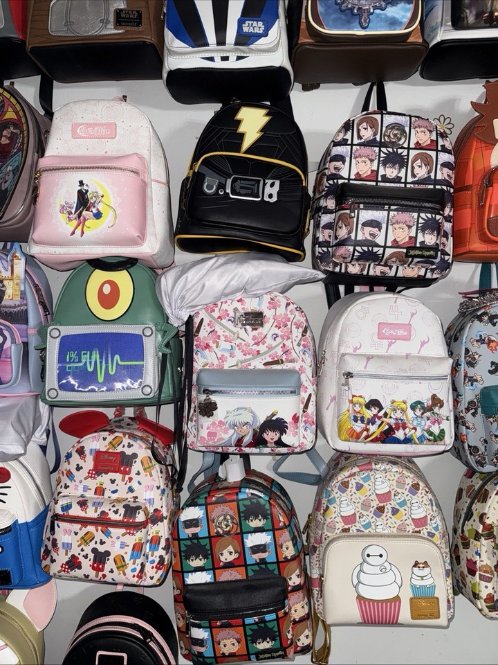 Loungefly Lot (9) Backpack Lot Backpack Loungefly Mini Backpack | eBay