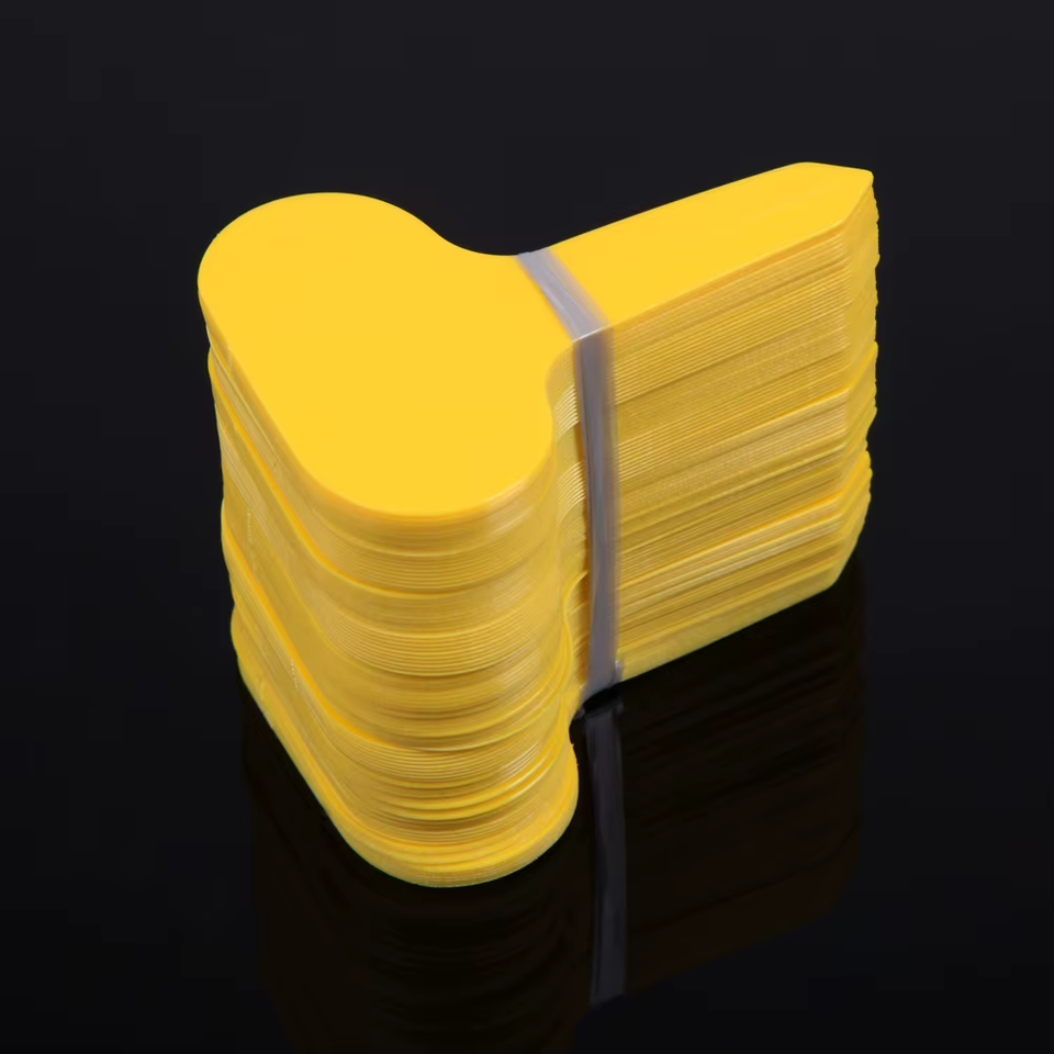 100Pcs Garden T-Type Plants Labels Nursery Flower Pot Plastic Tags ...