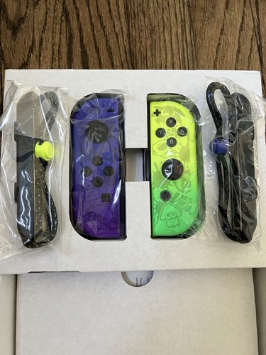 [In Hand] Nintendo Switch OLED Model Splatoon 3 Edition Joy Cons Only ...