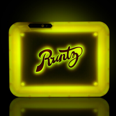 Runtz x Glow Tray LED Rolling Tray - Yellow | eBay