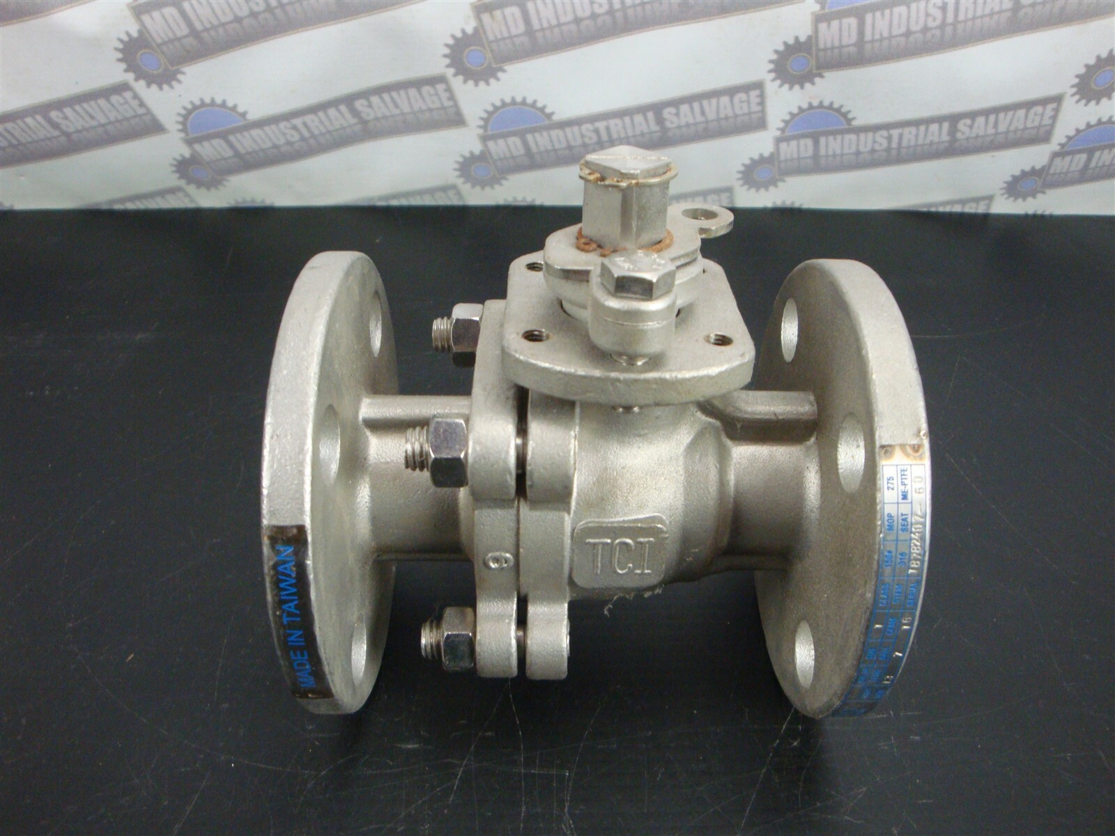 TCI SS316 PTFE SLEEVED PLUG VALVE 1" 150 MAX 275 PSI (NEW) CF8M | eBay