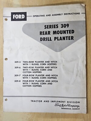 Farm Implement Parts - Ford 309 Corn Planter