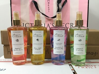 VICTORIA'S SECRET LEMON ESCAPE CITRUS DREAM MANDARIN DELIGHT LUSCIOUS ...