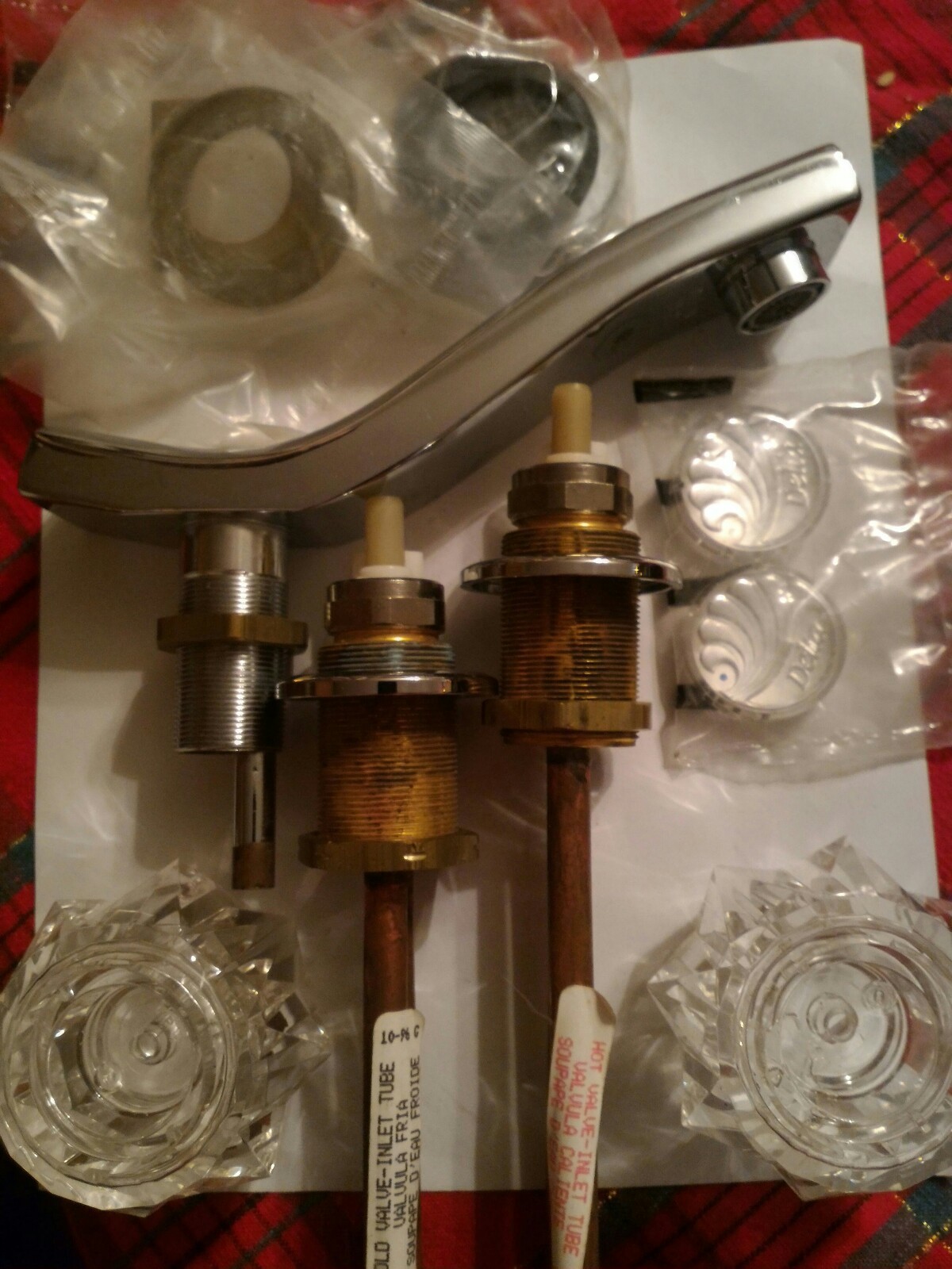 Delta 2750 Two Handle Widespread Deck Mount Valve - Chrome for sale ...