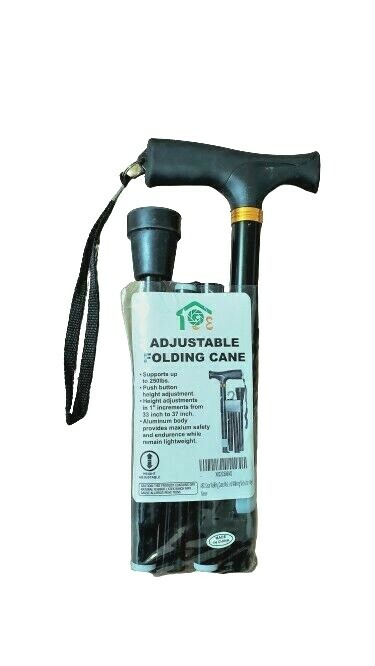Folding Cane,Adjustable Collapsible Cane,Foldable Walking Cane | eBay