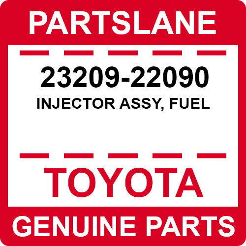 23209-22090 Toyota OEM Genuine INJECTOR ASSY, FUEL | eBay