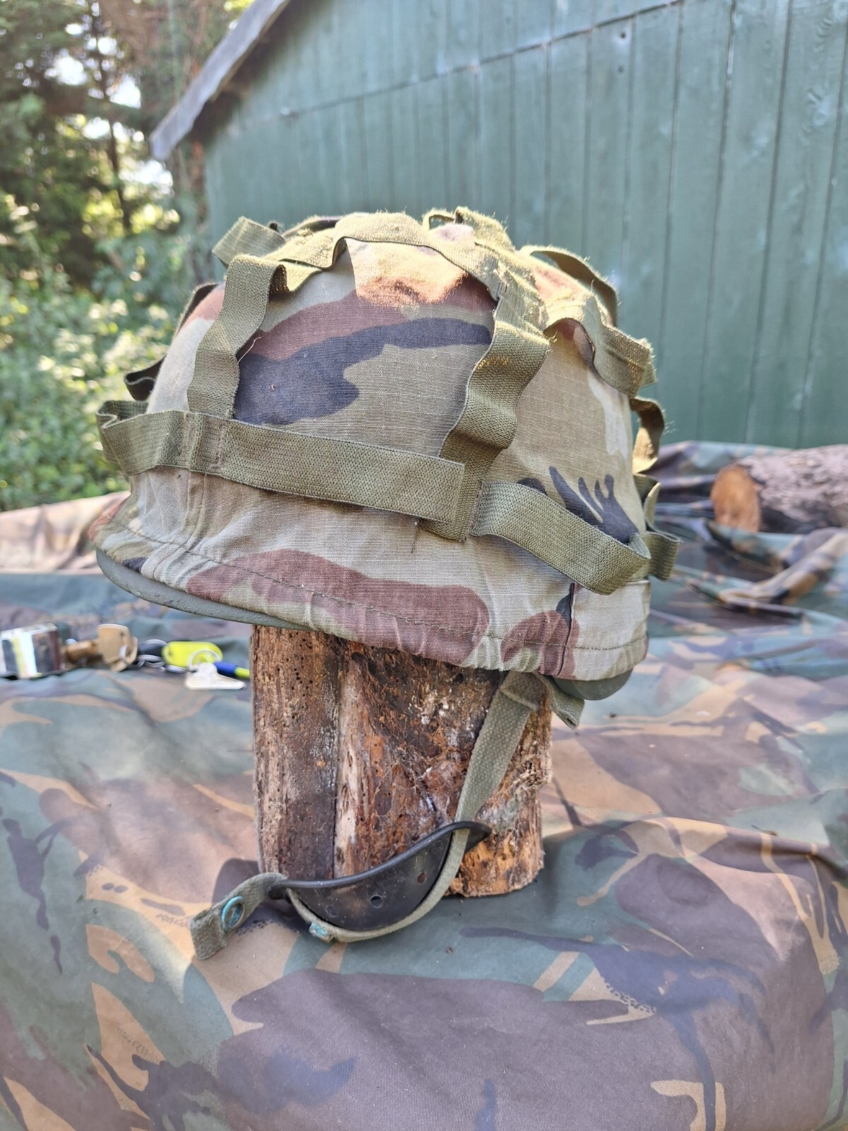 Irish Ranger Wing Used RBRF6 Noggin Protector With DPM Cover | eBay