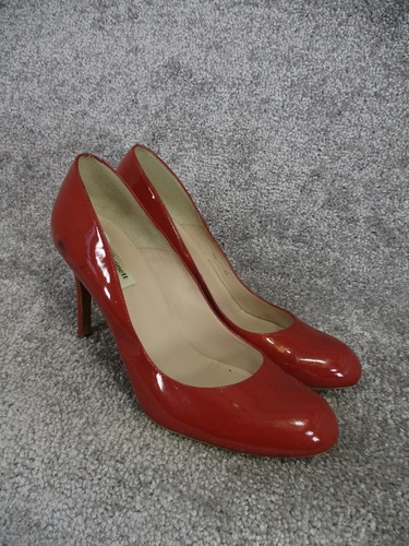 light red leather pumps - Gem