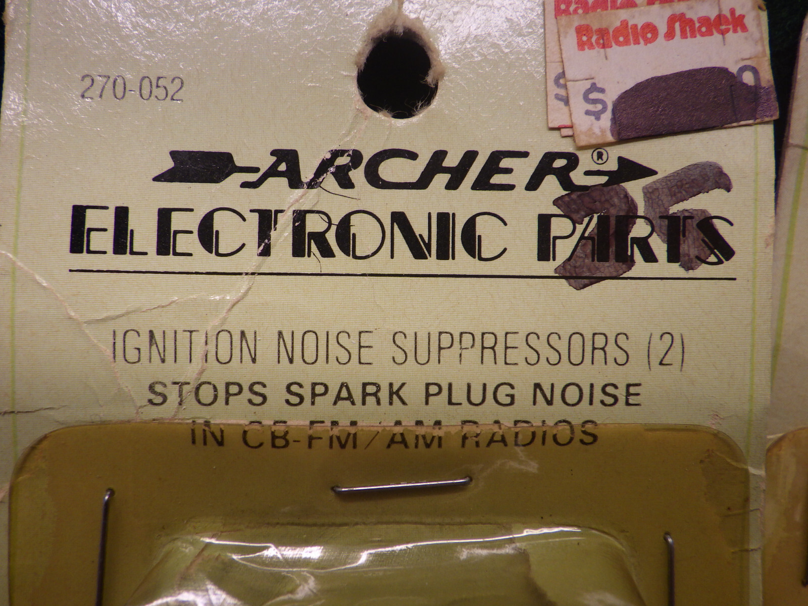 NOS Radio Shack electronics Auto spark plug ignition noise filters Lot ...