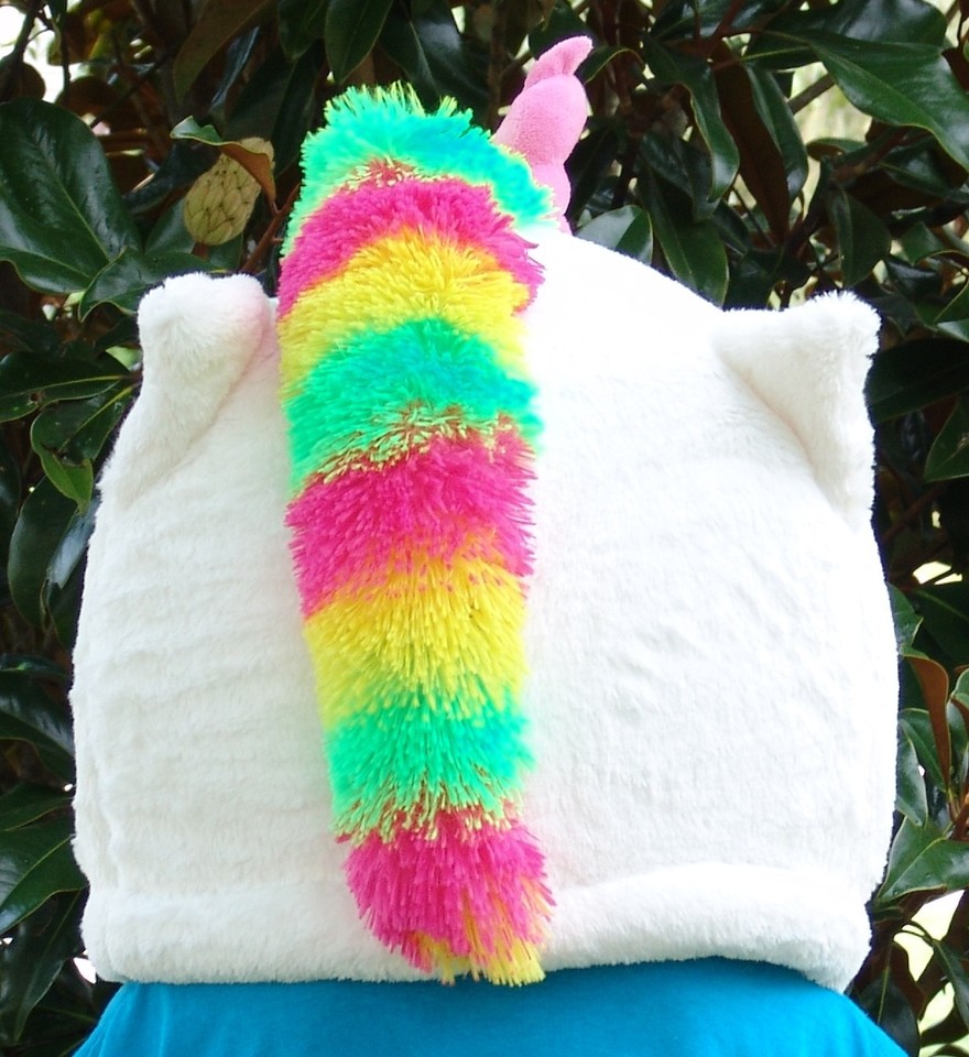 Unicorn Maskimals Costume Head Plush Rainbow Mascot Halloween New | eBay