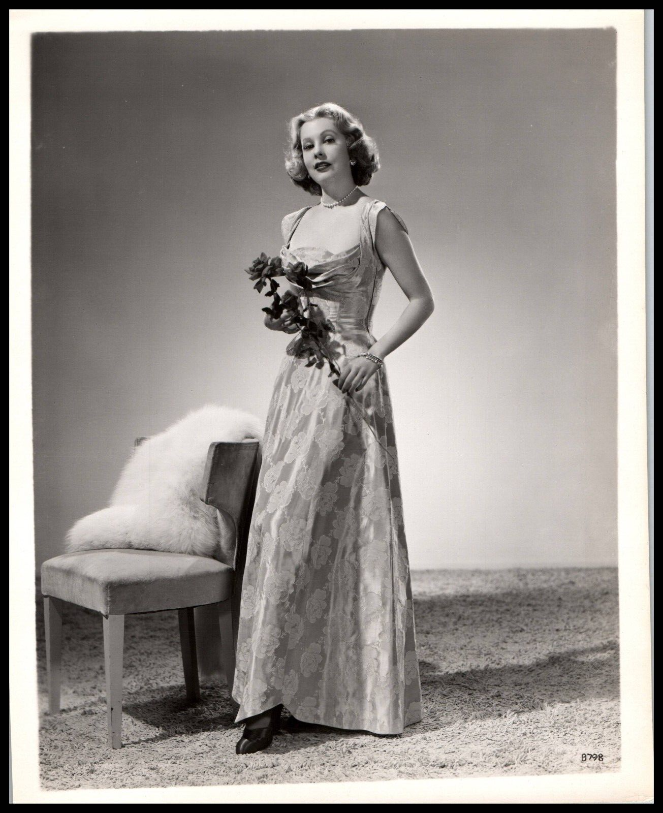 Hollywood Beauty ARLENE DAHL STUNNING PORTRAIT STYLISH POSE 1940s Photo ...